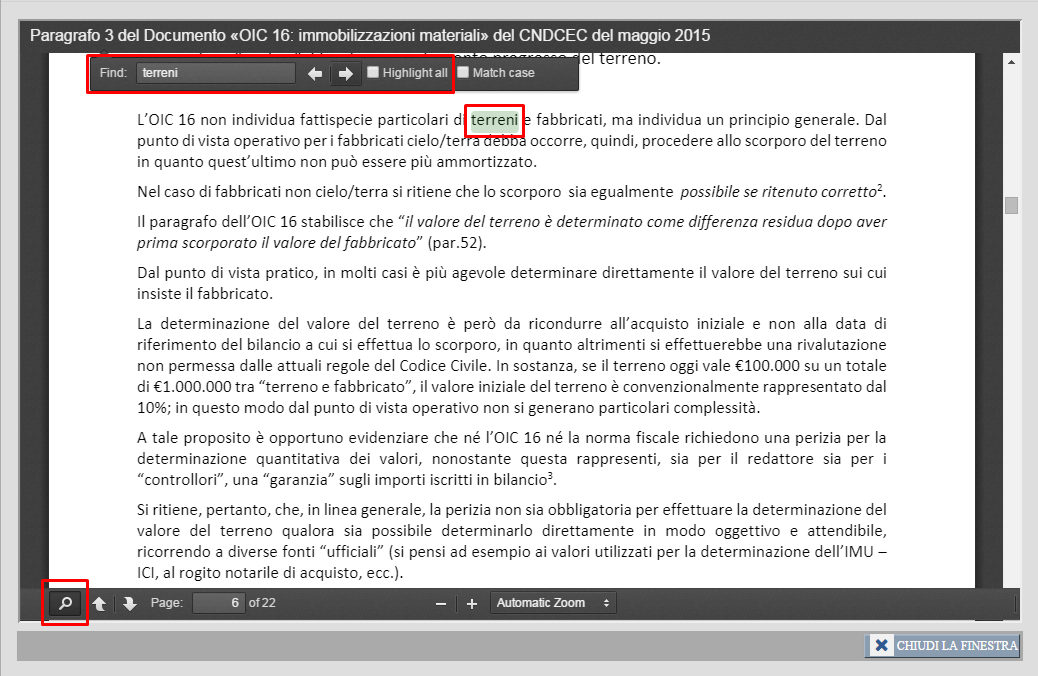Come visualizzare e scaricare il Documento Come visualizzare e scaricare il Documento